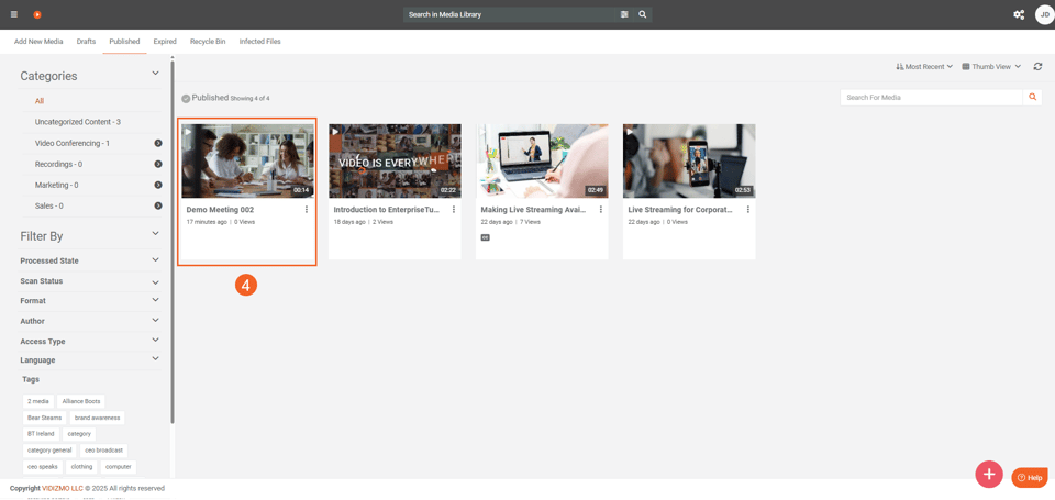 How to Perform Object Detection using VIDIZMO Vision Indexer